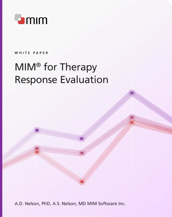 Download the White Paper | MIM for Therapy Response