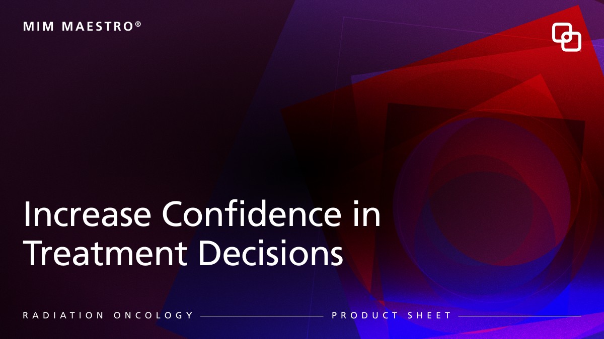 MIM Maestro® for Image Registration | Download the Product Sheet