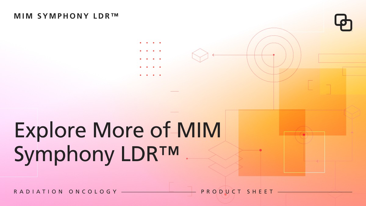 Download the One Sheet | MIM Symphony LDR™