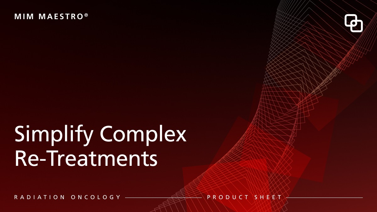 MIM Maestro® for Treatment Evaluation | Download the Product Sheet